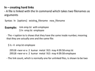 File systems and inodes | PPTX | Operating Systems | Computer Software and Applications