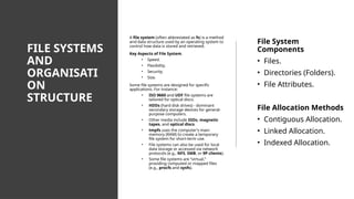 FILE SYSTEMS AND ORGANISATION STRUCTURE.pptx