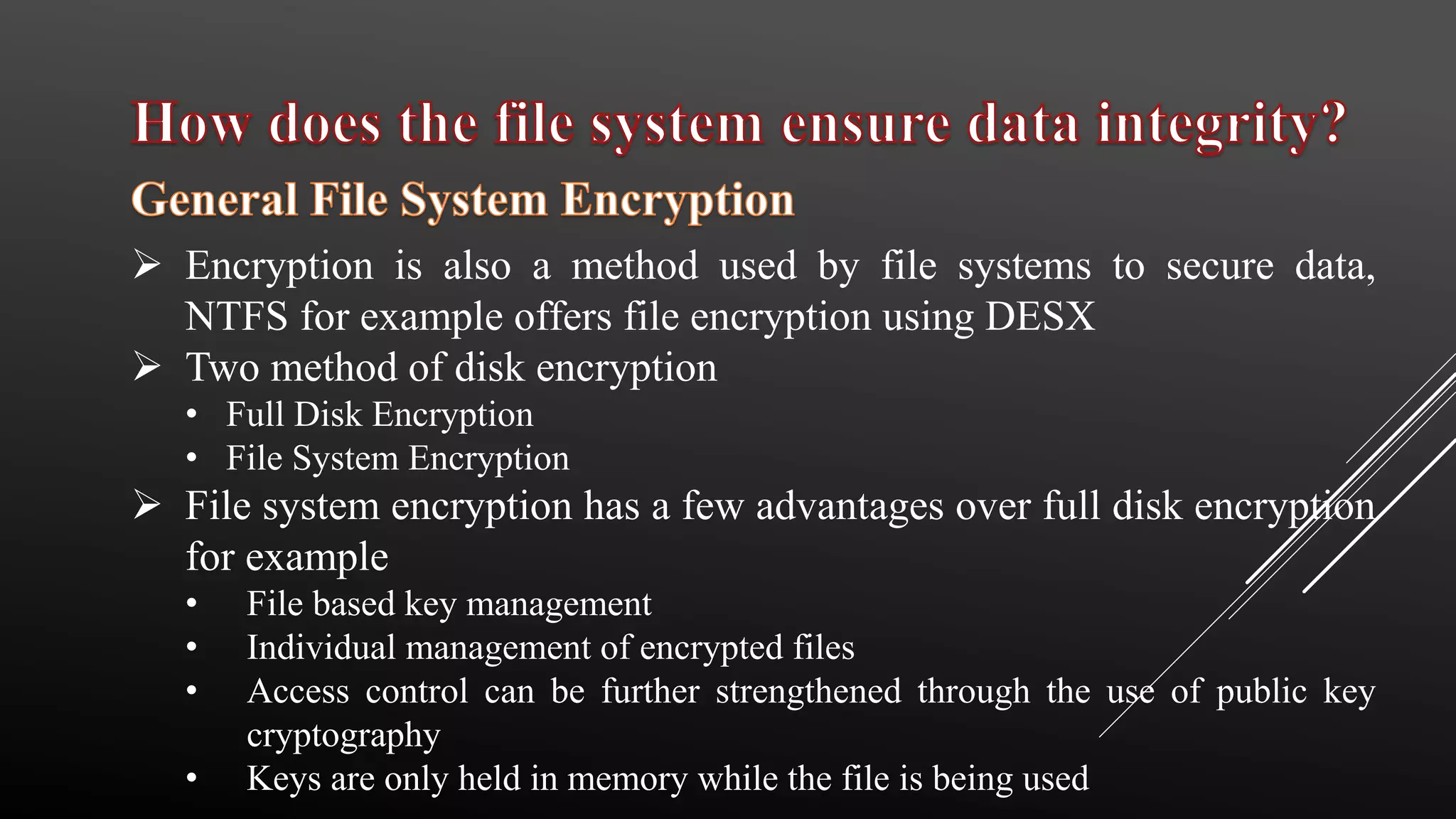 File System Security Ppsx Operating Systems Computer Software And Applications