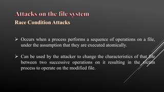 File system security | PPSX | Operating Systems | Computer Software and Applications
