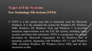 File system security | PPSX | Operating Systems | Computer Software and Applications