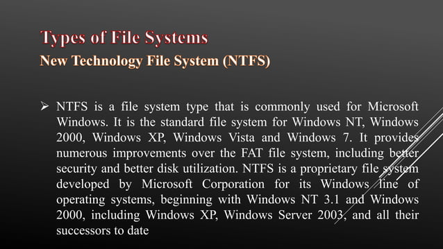 File System Security Ppsx Operating Systems Computer Software And