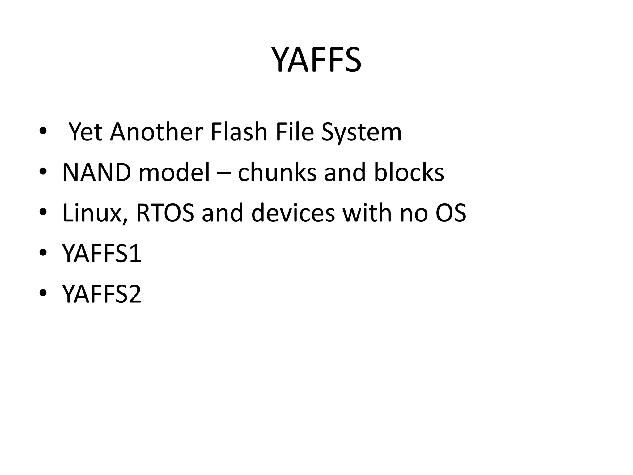 File systems for mobile phones or handheld devices | PPTX