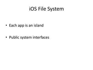 File systems for mobile phones or handheld devices | PPTX