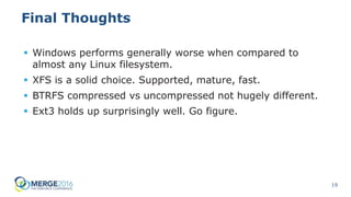 Filesystem Showdown: What a Difference a Decade Makes | PPT