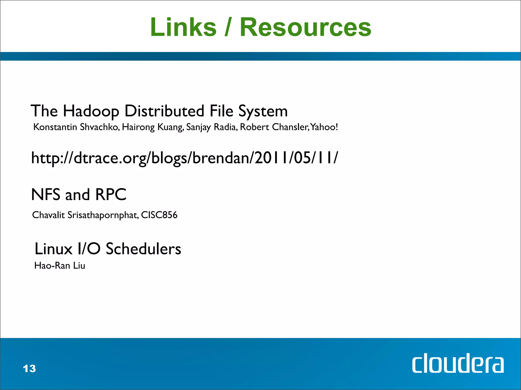 Filesystems, RPC and HDFS | PDF