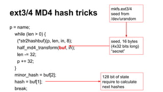 Filesystems timing attacks | PDF