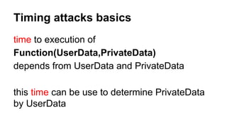Filesystems timing attacks | PDF