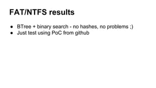 Filesystems timing attacks | PDF