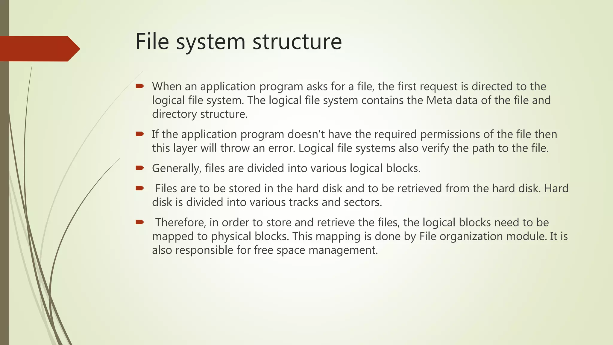 File system structure | PPTX
