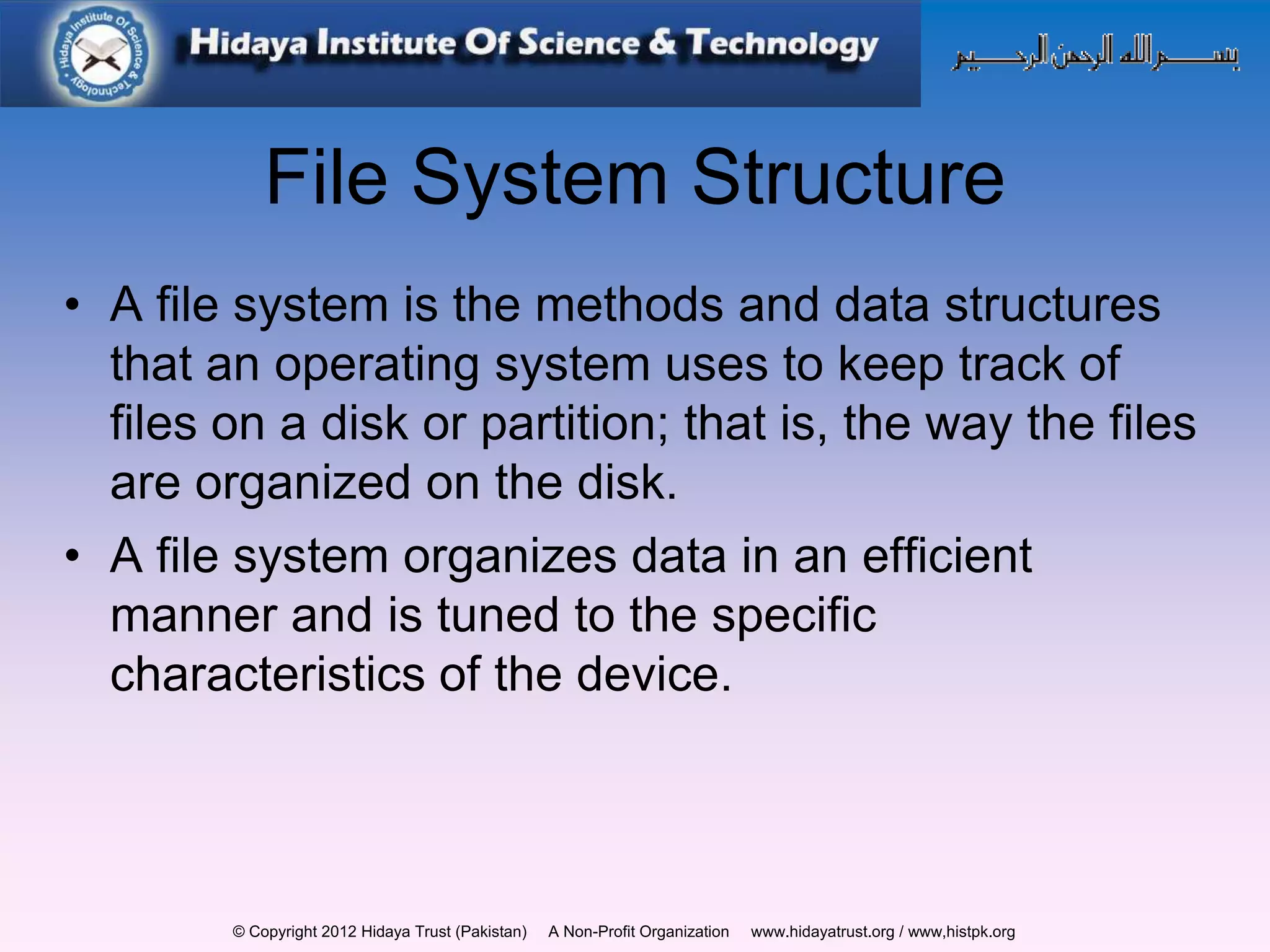 File system structure in linux | PPTX File system structure in linux | PPTX