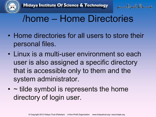 File system structure in linux | PPTX | Operating Systems | Computer Software and Applications