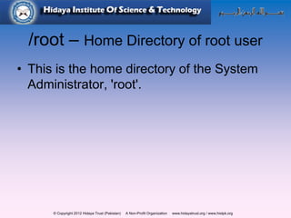 File system structure in linux | PPTX