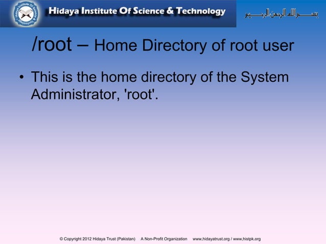 File system structure in linux | PPTX | Operating Systems | Computer Software and Applications