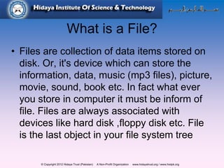 File system structure in linux | PPTX