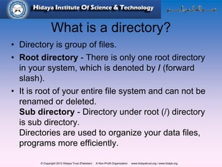 File system structure in linux | PPTX