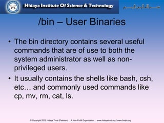 File system structure in linux | PPTX