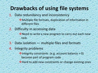 File system vs database | PPTX
