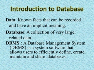 File system vs database | PPTX