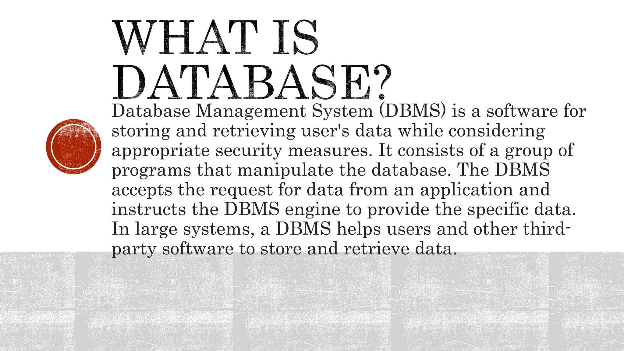 File System Vs Dbms Pptpptx 5424