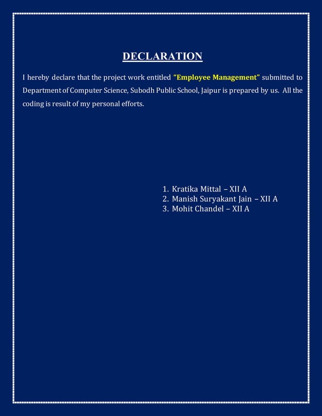 computer science with python project for class 12 cbse | DOCX ...