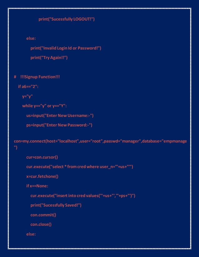 computer science with python project for class 12 cbse | DOCX | Databases | Computer Software ...