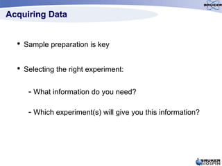 TopSpin NMR Training Courses Manual.ppt