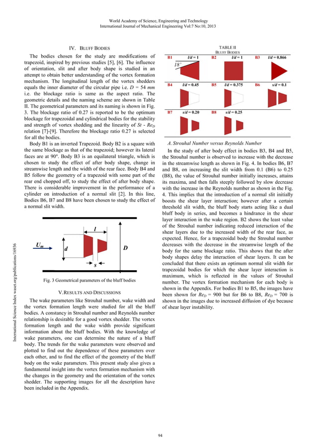 Vortex Shedding Study using Flow visualisation | PDF | Physics | Science
