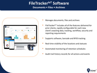 File Tracking System Implementation - FileTrackerIoT | PPT