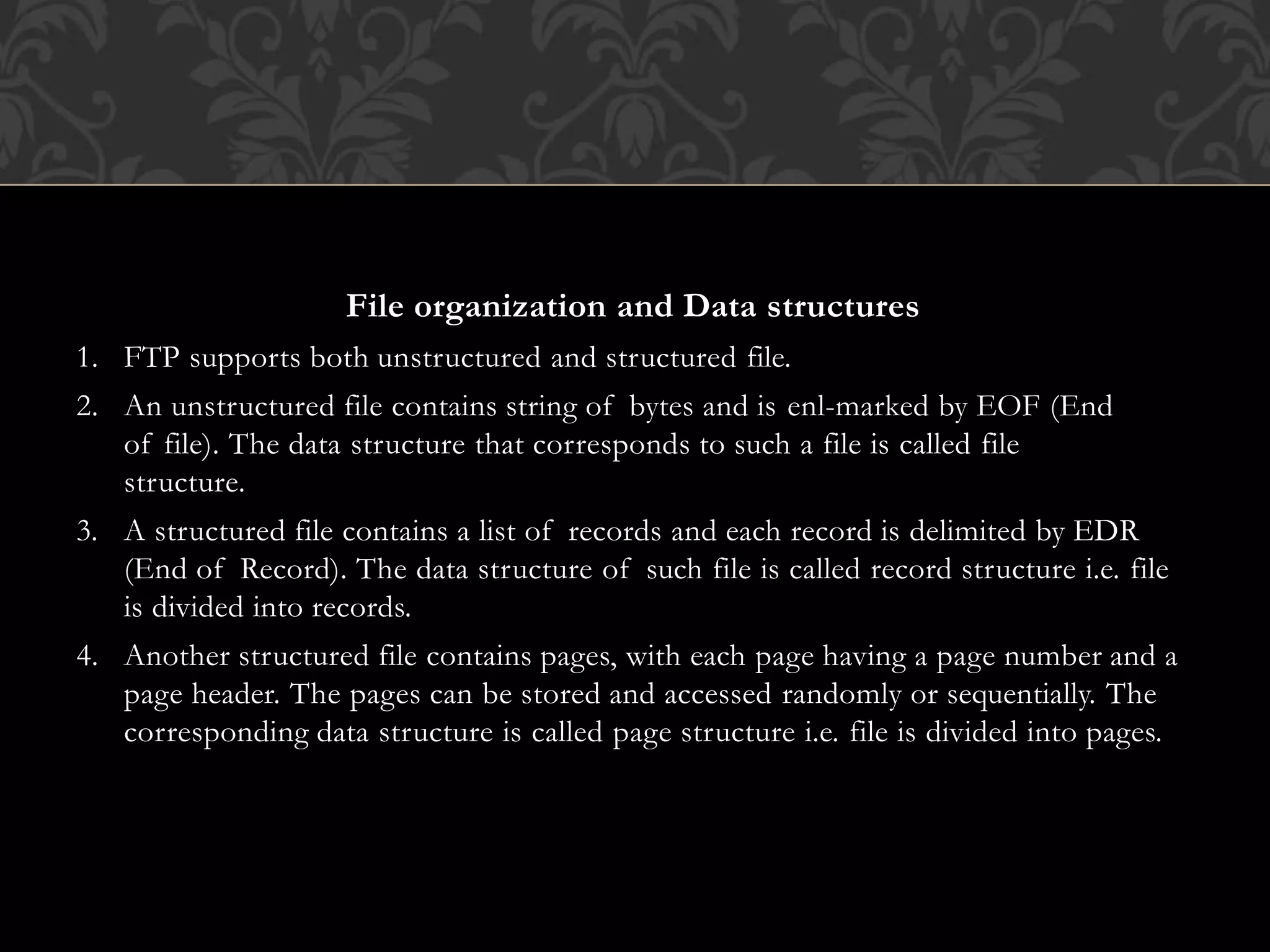 File tranfer protocol | PPT