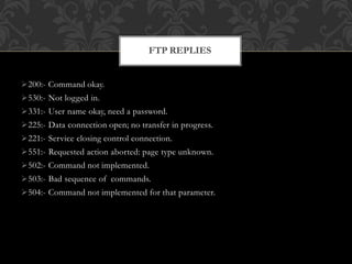 File tranfer protocol | PPT