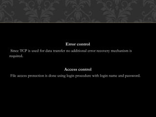 File tranfer protocol | PPT