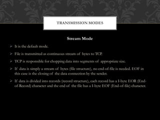 File tranfer protocol | PPT