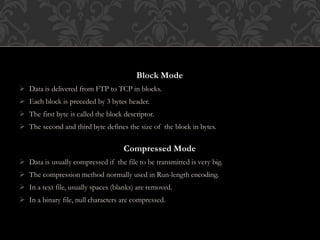 File tranfer protocol | PPT