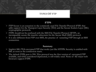 File tranfer protocol | PPT