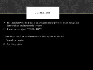 File tranfer protocol | PPT
