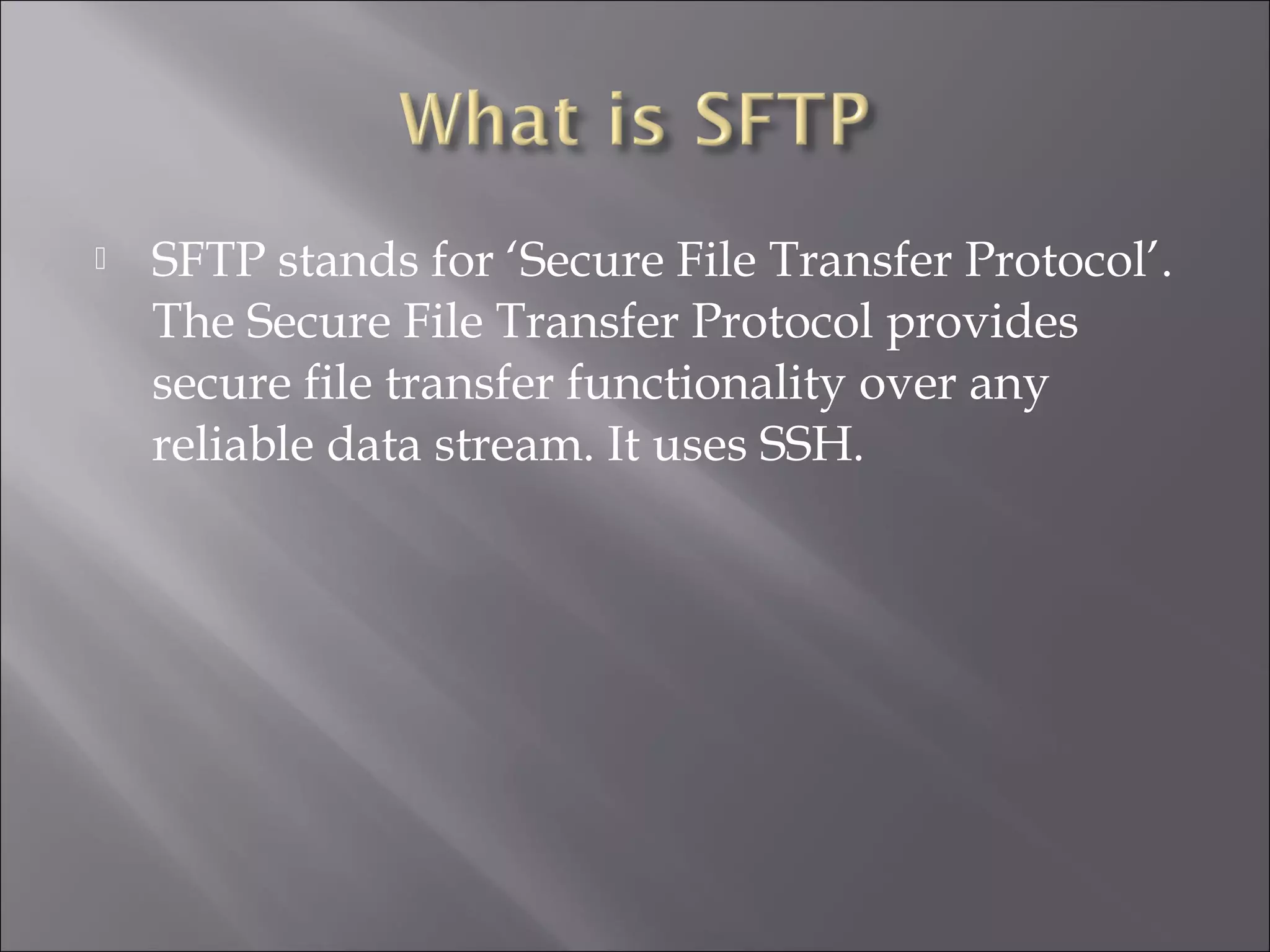 File transfer methods | PPT