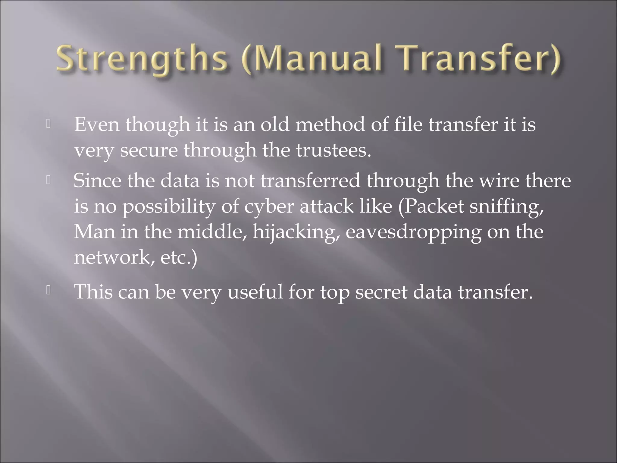 File transfer methods | PPT