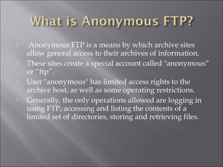 File transfer methods | PPT