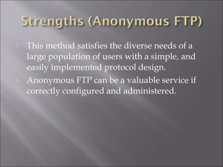 File transfer methods | PPT