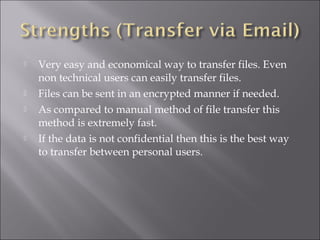 File transfer methods | PPT