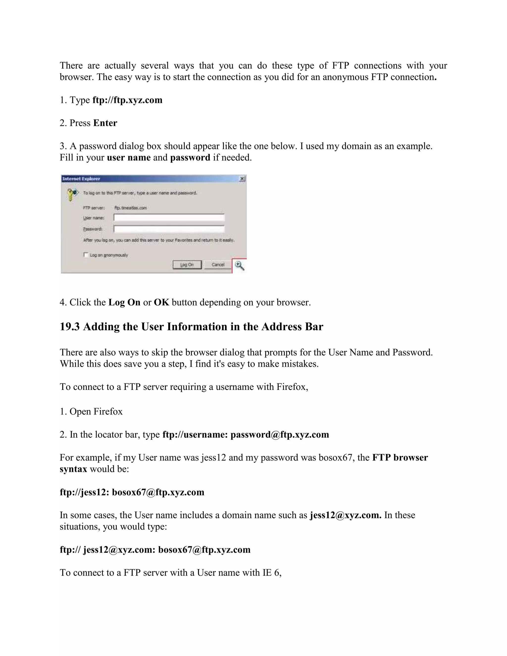 File transfer protocol | DOCX | Computer Networking | Computing