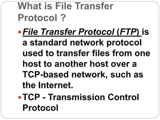 File transfer protocol | PPT