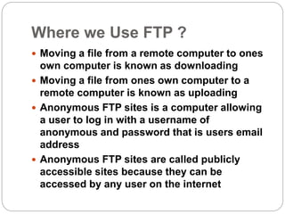File transfer protocol | PPT