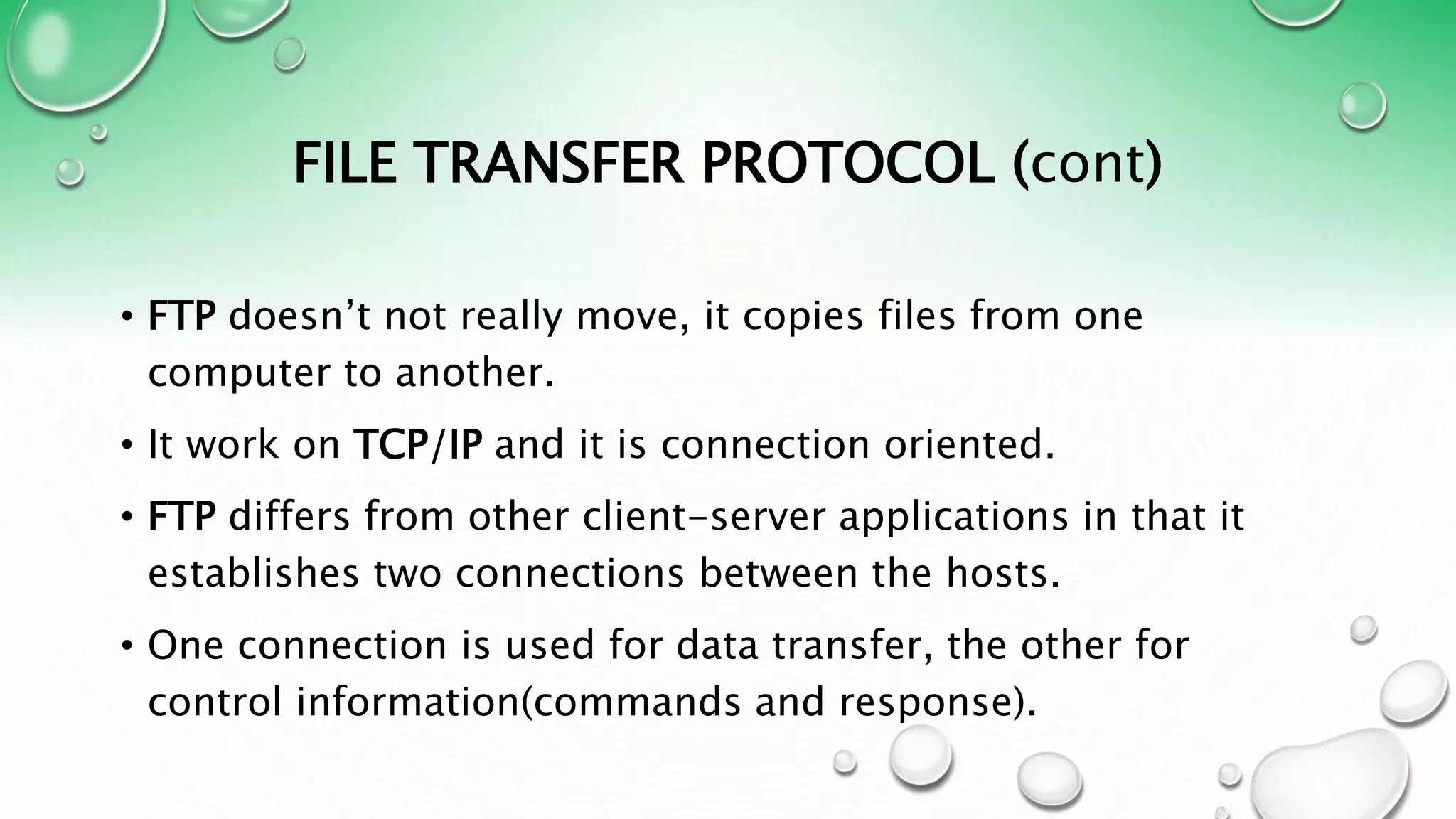 File transfer protocol | PPT