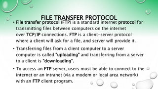 File transfer protocol | PPT