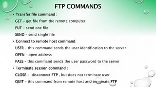 File transfer protocol | PPT