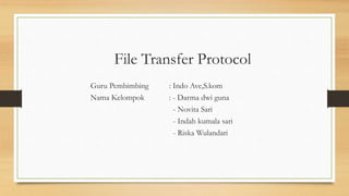 File Transfer Protocol.pptx