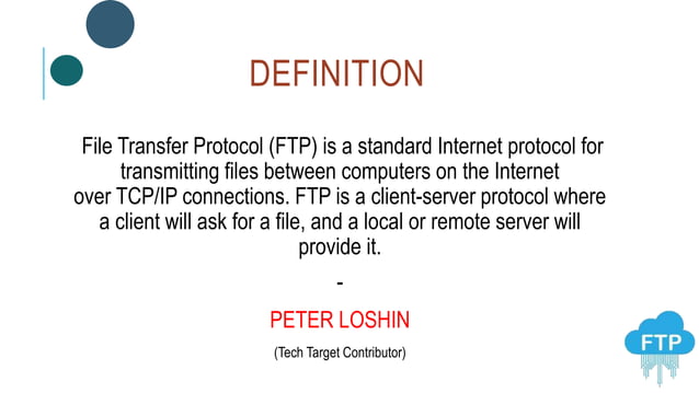 File transfer protocol- Gowdham | PPT