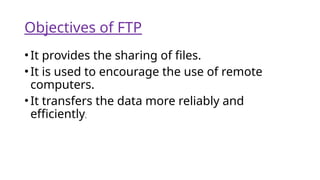 File transfer protocol for computer science students | PPT